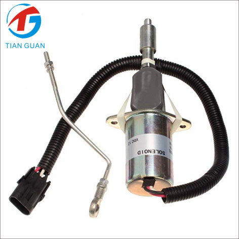 12V Friday Part Fuel Shut Off Solenoid Valve for Cummins 5.9L 8.3L ...