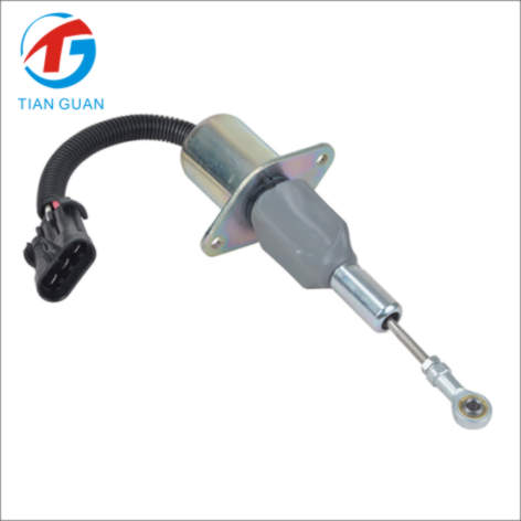 12V Stop Solenoid DC12V Fuel Shutdown Solenoid Cut Off Solenoid for ...