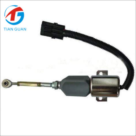 24V Stop Solenoid 24V Fuel Shutdown Solenoid Cut Off Solenoid for ...