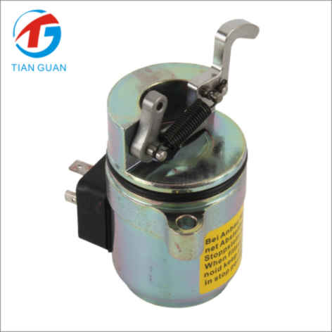 12V Fuel Shut Off Solenoid For Deutz BF4M1011F Bobcat Skid Steer Loader ...
