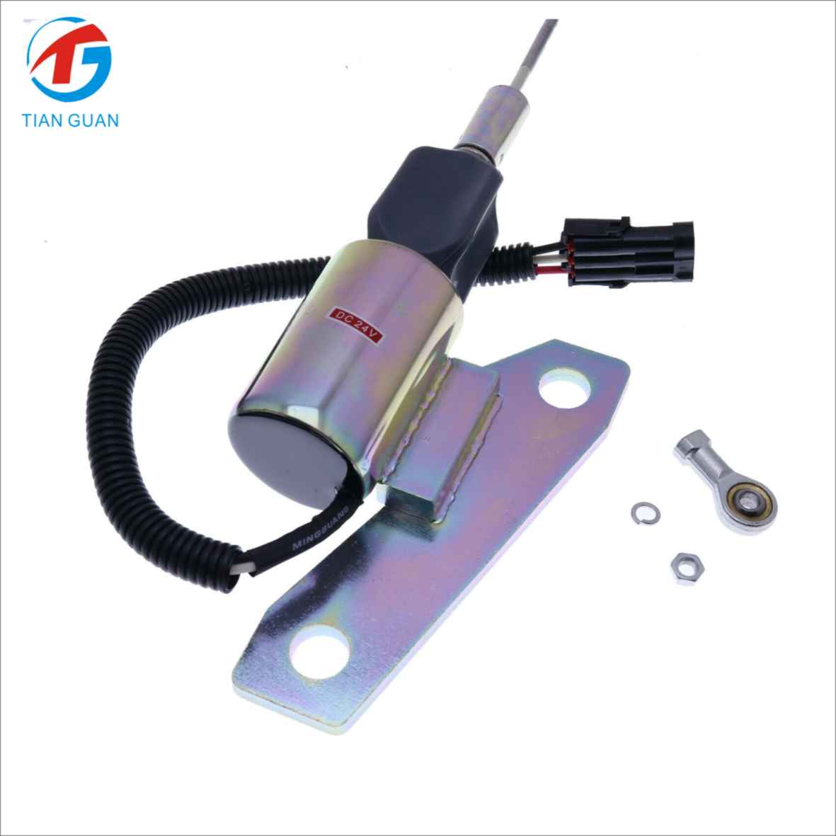 BTG18225 Solenoid 24V for Cummins 6BT 5.9L Engine 5267132 ，3991625 , SA ...